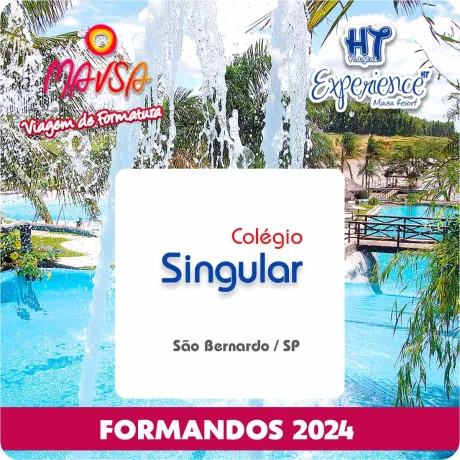 Loja HT Viagens - Viagem Formatura 9º ano Singular S Bernardo - Formandos 2024
